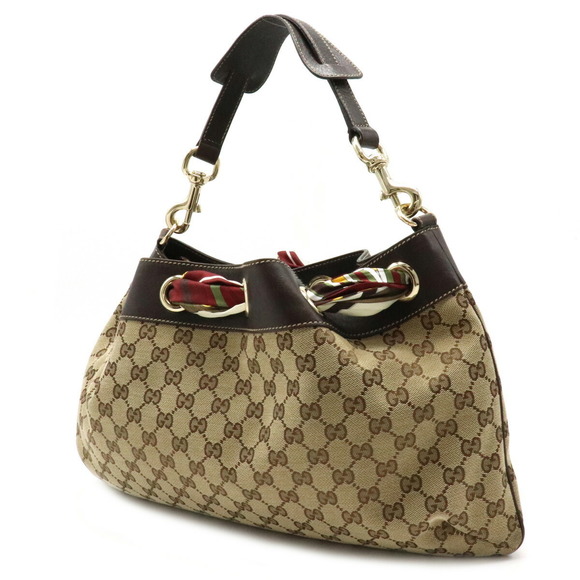 Gucci | Bags | Gucci Gg Bag Khaki Tan Leather | Poshmark